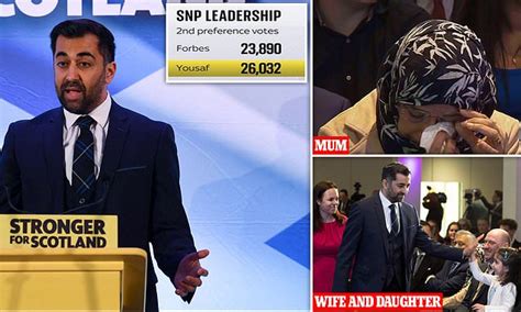 Victory For Continuity Candidate Humza Yousaf In Snp Battle Daily