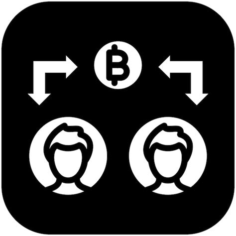 Premium Vector Peer To Peer Vector Icon Illustration Of