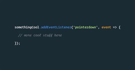 How To Use Pointer Events In Javascript Teknomanyak