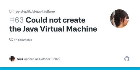 Could Not Create The Java Virtual Machine · Issue 63 · Bitrise Steplib
