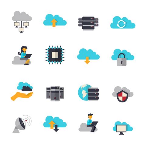 Cloud Computing Icon Vector