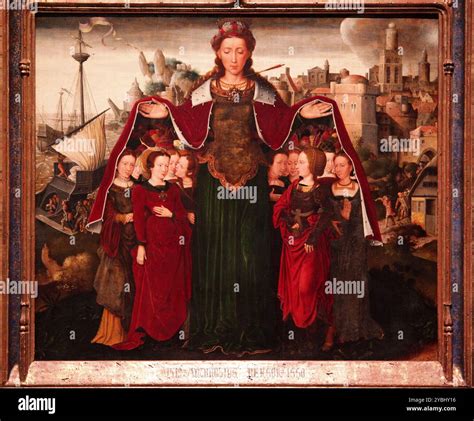 Saint Ursula C1565 By Pieter Claeissens The Elder 15001576 A