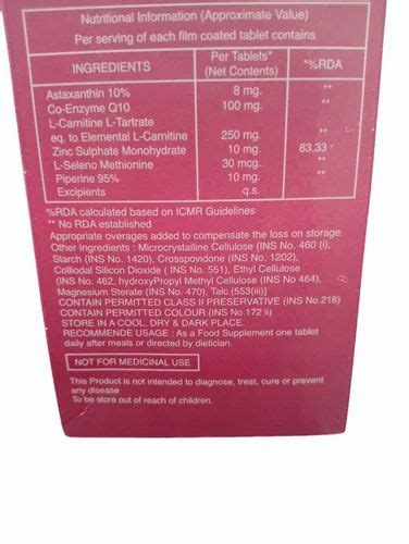 Dalbergia Sissoo Extract And Cissus Quadrangularis Tablet Packaging Size 10x10 And 10x1x10 At