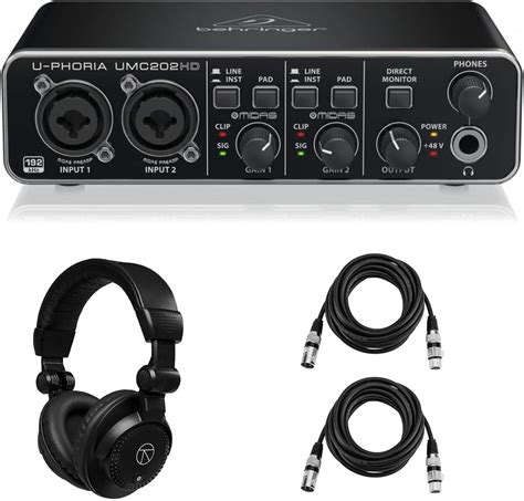 Behringer U Phoria Umc202hd Usb Audio Interface Usb 2 0 Audio