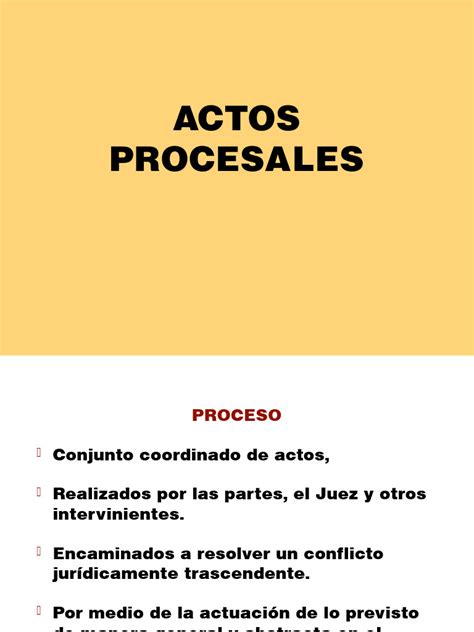 Actos Procesales Práctica Forense Civil Pdf