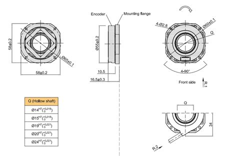 Bit Absolute Magnetic Rotary Encoder With RS Output