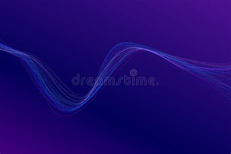 Vibrant Abstract Digital Wave Background Features Flowing Wave Patterns