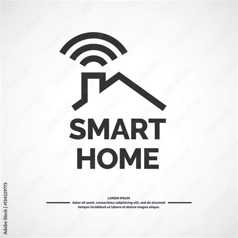 Smart Home Icon Stock Vector Adobe Stock