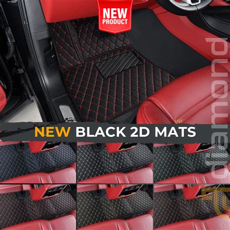 Luxury Leather Custom Made Car Floor Mats Diamond Car Mats