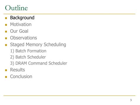 Ppt Staged Memory Scheduling Powerpoint Presentation Free Download Id2021071