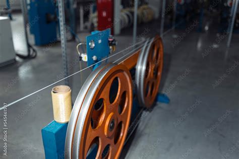 Production Of Glass Fiber Fiber Optic Cable In The Factory Internet