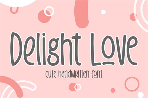 Delight Love Font Dafont Com