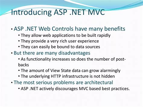 introduction to asp mvc pptx