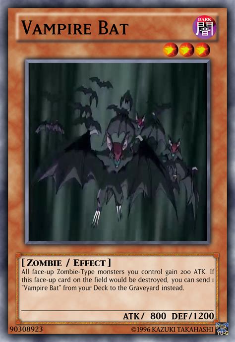 Vampire Bat Yu Gi Oh Custom Card By Duel Express On Deviantart