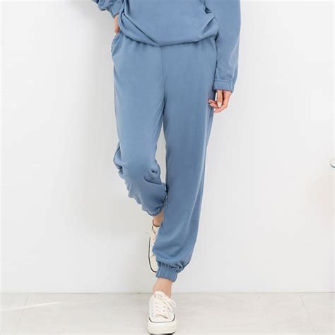 데일리나인 무료배송 Dnyne 여자 츄리닝 바지 밑단 조거 허리밴딩 팬츠 편한바지