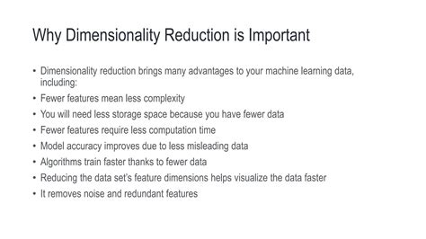 Dimensionality Reduction In Machine Learning Pptx Technology