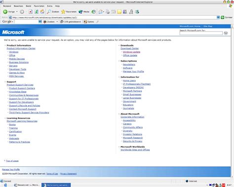 Microsoft Website Error Microsoft Windows Neowin