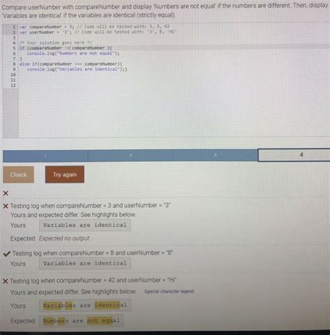 solved compare user number with comparenumber and display