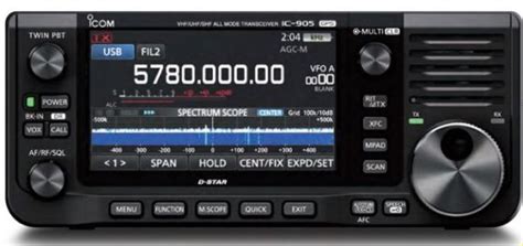 Icom Ic Vhf Uhf Shf All Mode Transciever
