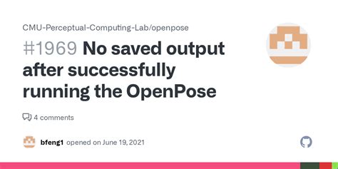 No Saved Output After Successfully Running The Openpose · Issue 1969