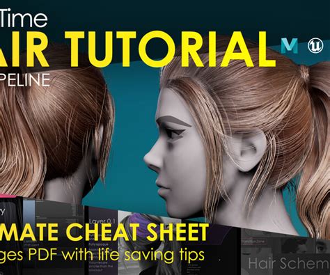 Artstation Real Time Hair Tutorial Tutorials