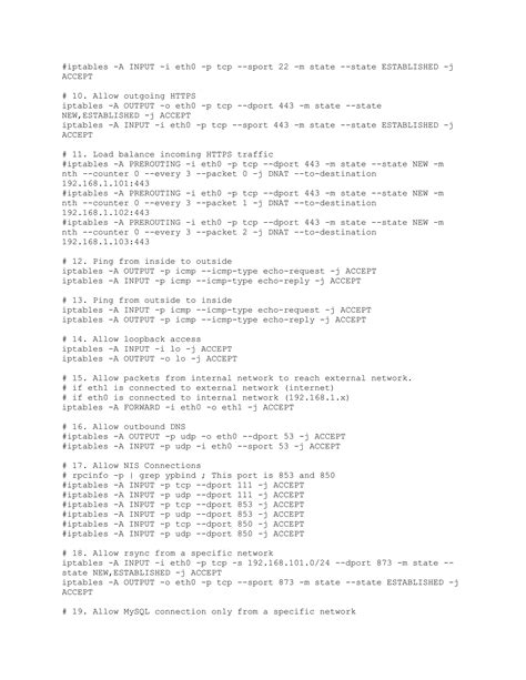 25 most frequently used linux ip tables rules examples pdf