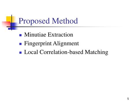 Ppt Local Correlation Based Fingerprint Matching Powerpoint
