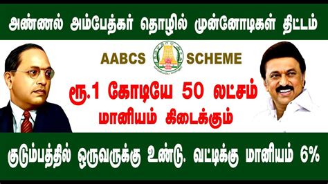 Aabcs மானியக்கடன் எப்படி விண்ணப்பிக்க வேண்டும் Rs 1 50 Crore மானியம் என்ன ஆவணங்கள் தேவை