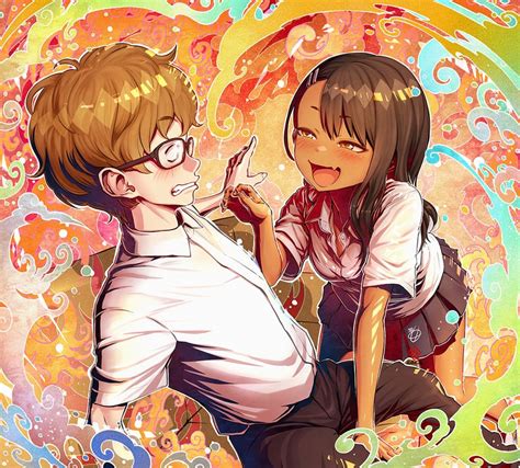 Nagatoro Hayase And Hachiouji Naoto Ijiranaide Nagatoro San Drawn By