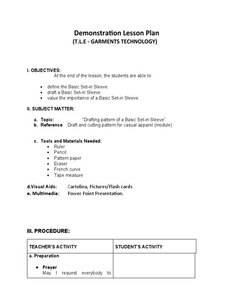 Drafting Basic Set In Sleeve Pdf Clothing