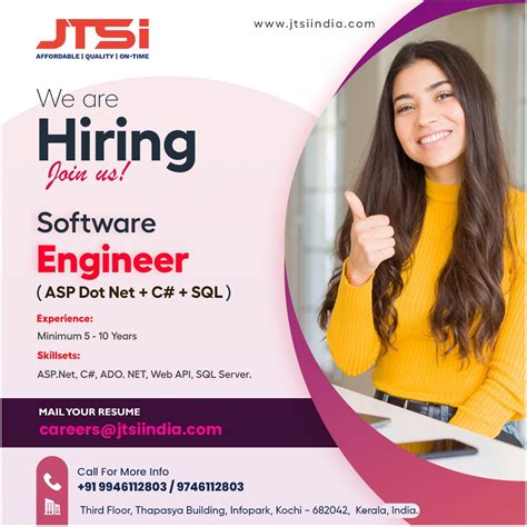 Jtsi Technologies India Pvt Ltd On Linkedin Softwareengineer