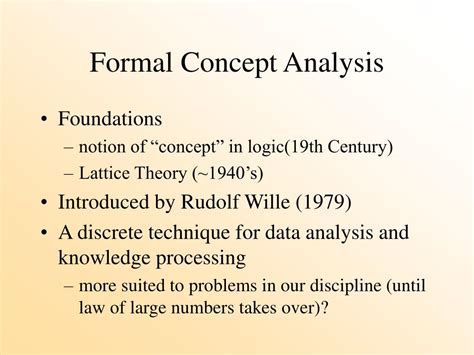 Ppt Formal Concept Analysis Of Procedure Call Relations Powerpoint Presentation Id569181
