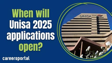 When Unisa 2025 Applications Will Open Confirmed