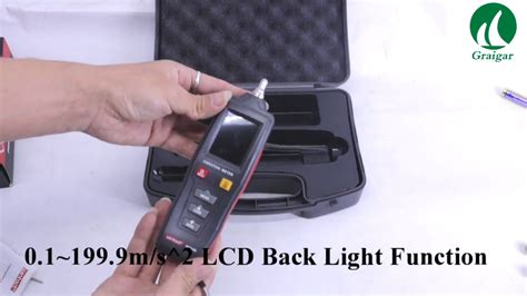 Wt63b Digital Vibration Meter Vibration Analyzer Testing Equipment 0 1~1999 9m S 2 With Lcd