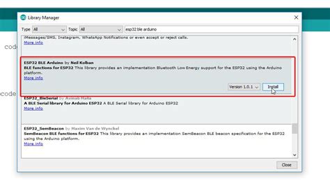 Controlling An Led Using Esp32 Ble Bluetooth Low Energy