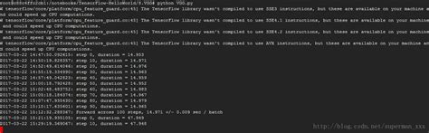 Tensorflow实现vggnet 16（forward和backward耗时计算）vgg16耗时 Csdn博客