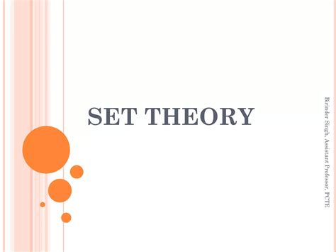 Set Theory Pdf