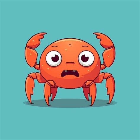 귀여운 게 만화 벡터 일러스트 레이 션 프리미엄 벡터