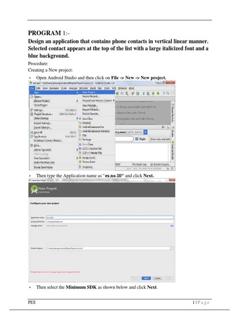 Android Lab Manual Download Free Pdf Android Operating System