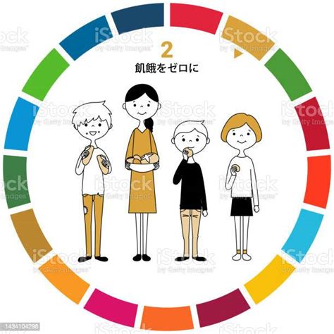 Sdg Goal2 제로 헝거 소년에 대한 스톡 벡터 아트 및 기타 이미지 소년 아이 지속가능한 개발목표 Istock