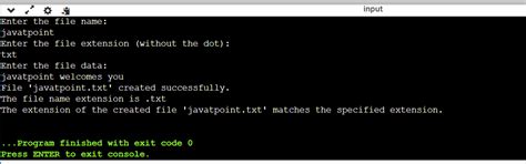 C Program To Get Extension Of A Given File Tpoint Tech