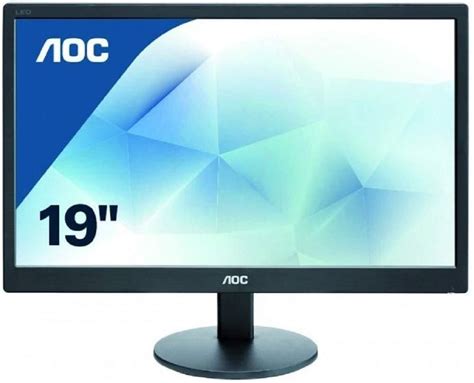 Black AOC 18 5 Inch LED E970SW Softech Computers ID 20387330348