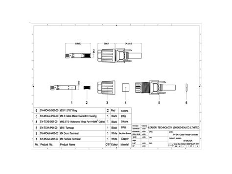 Konektor Mc4 Sestava Samice A Samec Pro 4mm A 6mm Fve Blistr Resat Cz S R O