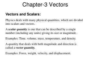 PPT Chapter 3 Vectors In Physics PowerPoint Presentation Free Download ID 1824868