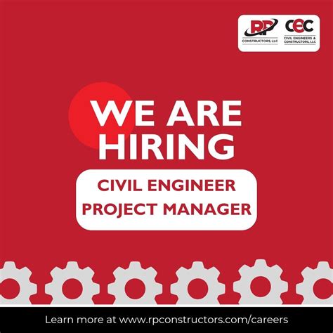 Hiring Civilengineer Construction Rp Constructors Llc