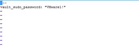 Ansible Using The Vault” Vnuggets