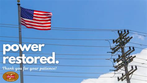 Dickson Electric System On Twitter R E S T O R E D We Dont