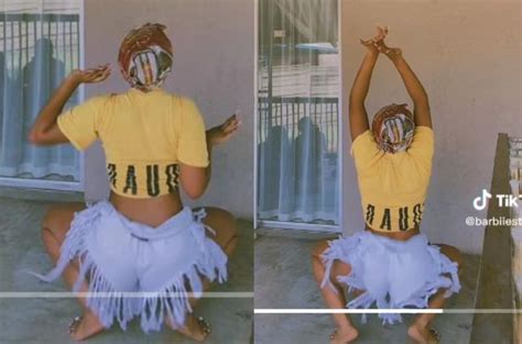 Mzansi Woman Nailed Waist Movement For Bhebha Dance Video