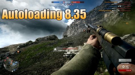 Battlefield 1 Autoloading 8 35 Gameplay Youtube