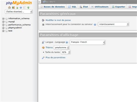 PhpMyAdmin Est Disponible En Version